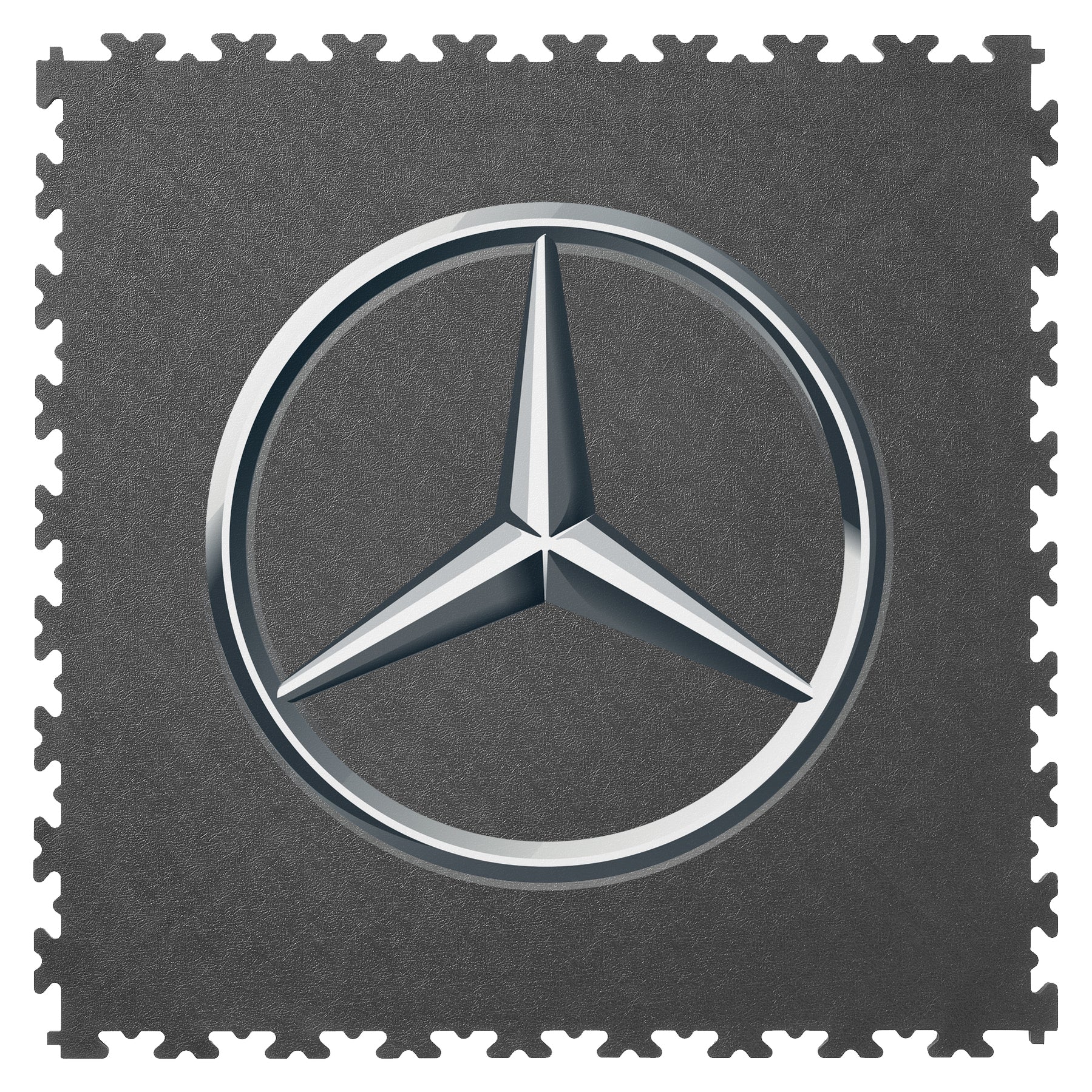 Mercedes - Logo Floor Tile - Garage Floor Tile Company